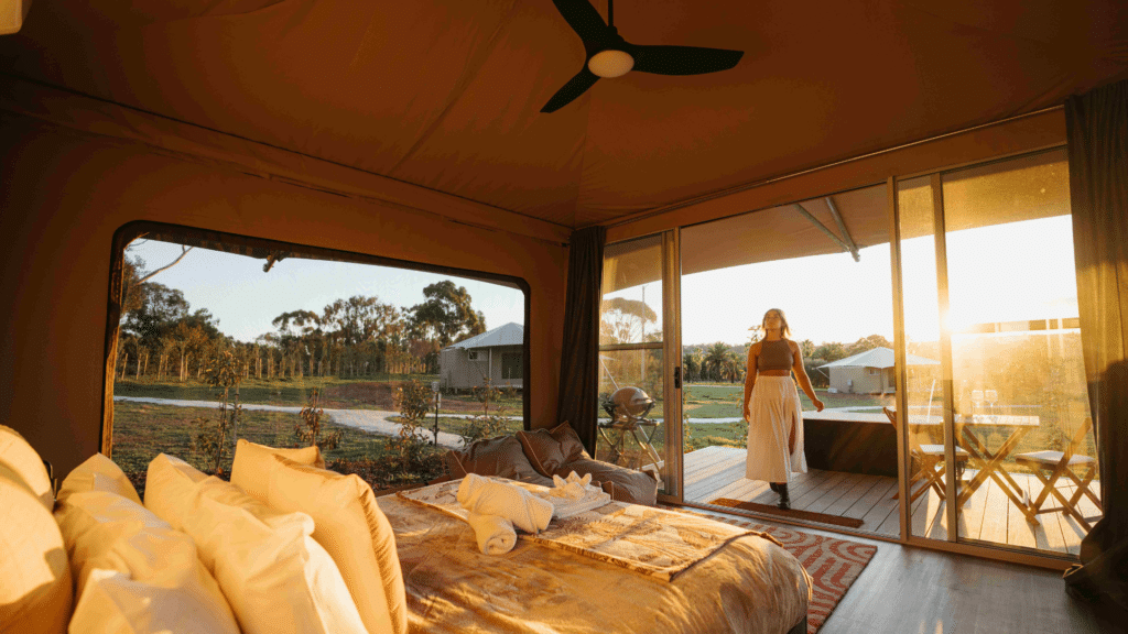 Eco-Luxury Glamping at CABN CANVS Seppeltsfield | CABN